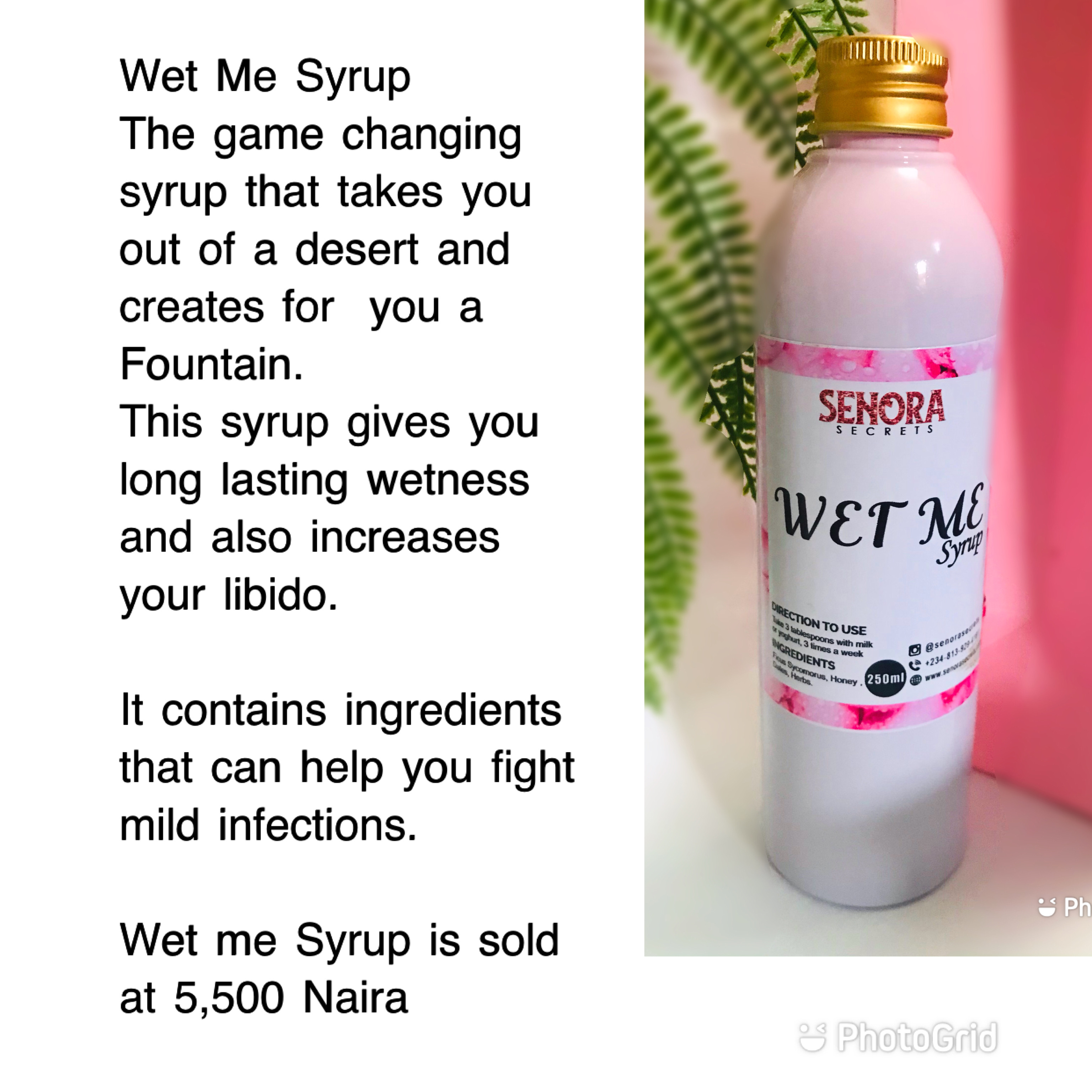 Wet Me Syrup – Senora Secrets